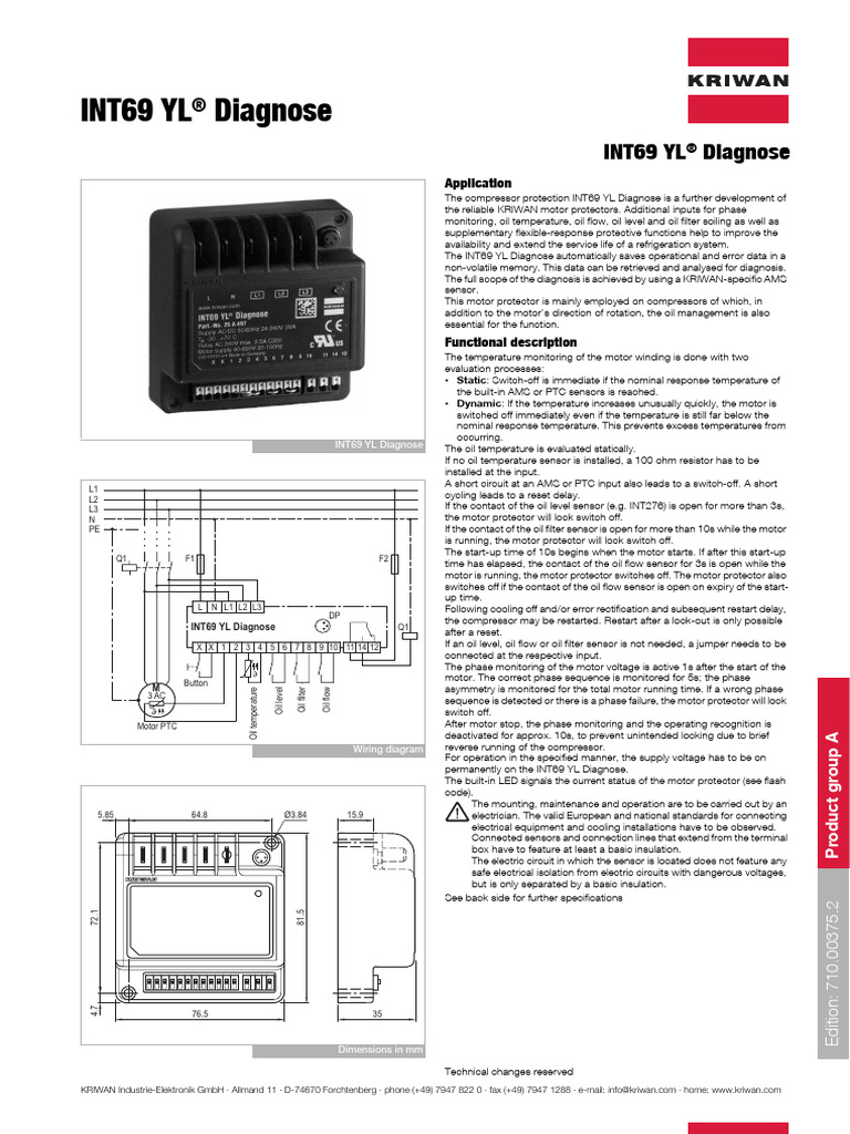 25 - A - 497 INT69 YL Diagnose | PDF | Sensor | Switch