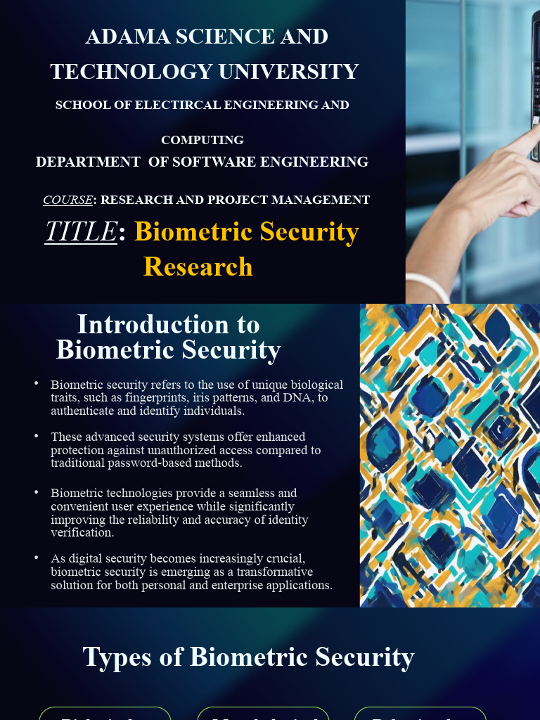 Biometric Security: Types and Benefits | PDF | Biometrics | Authentication