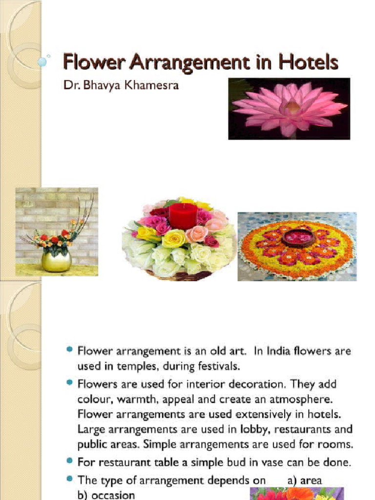 Flower Arrangement | PDF