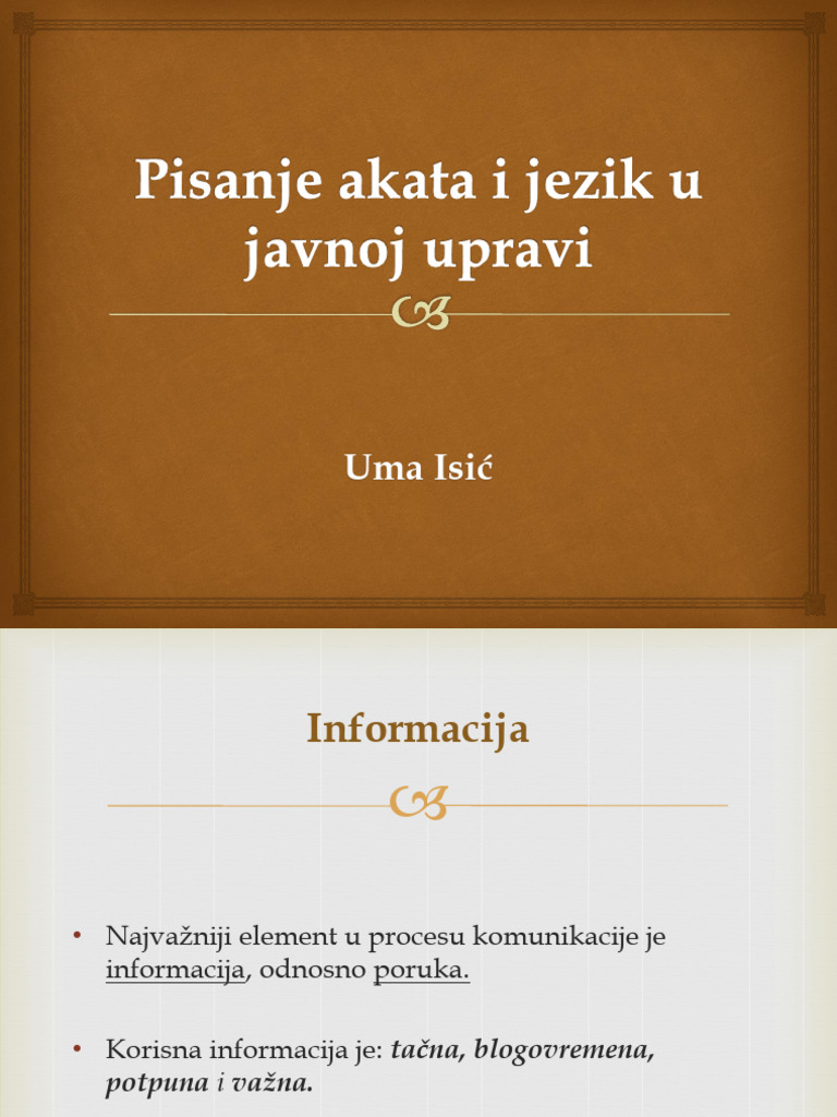Pisanje Akata I Jezik U Javnoj Upravi 2020.ucesnici | PDF
