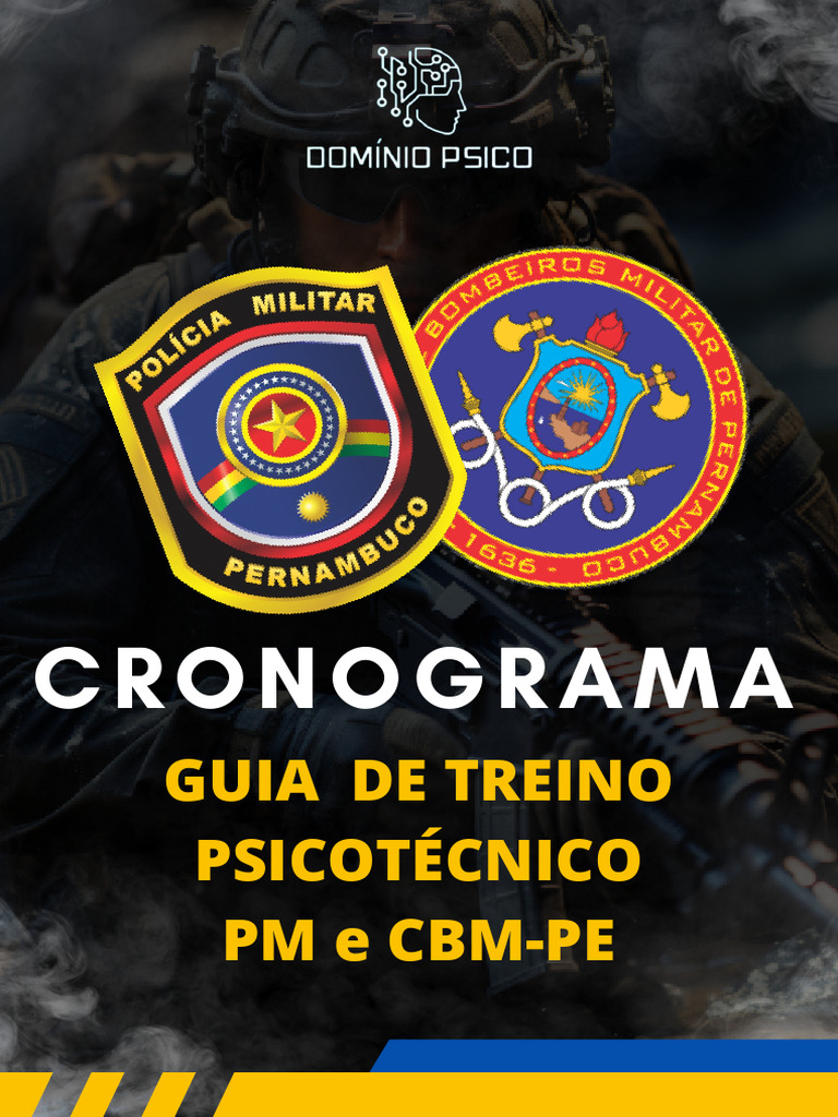 Cronograma PM e Cbmpe | PDF | Tempo