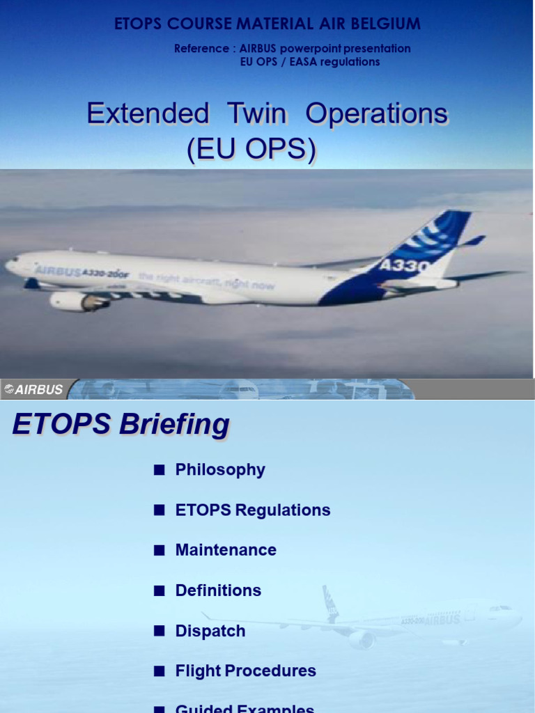 Abb Etops Briefing | PDF | Aviation | Aeronautics