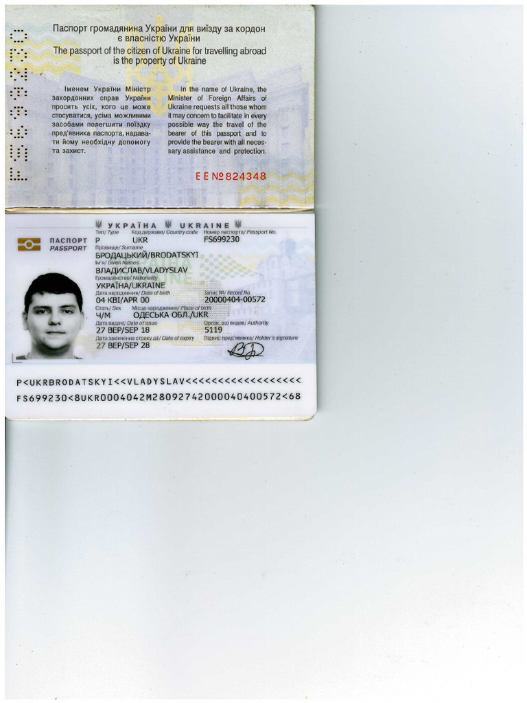 Passport 27.09.2028 | PDF