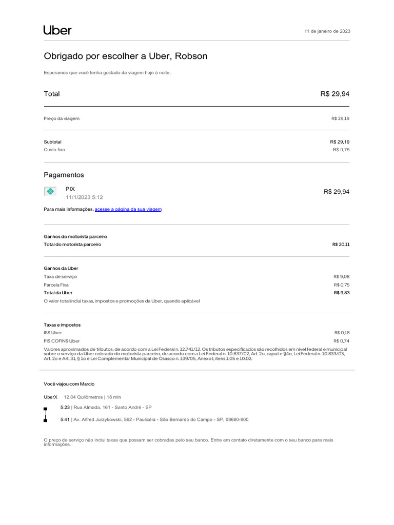Receipt 11jan.2023 084135 | PDF | Impostos | Pagamentos
