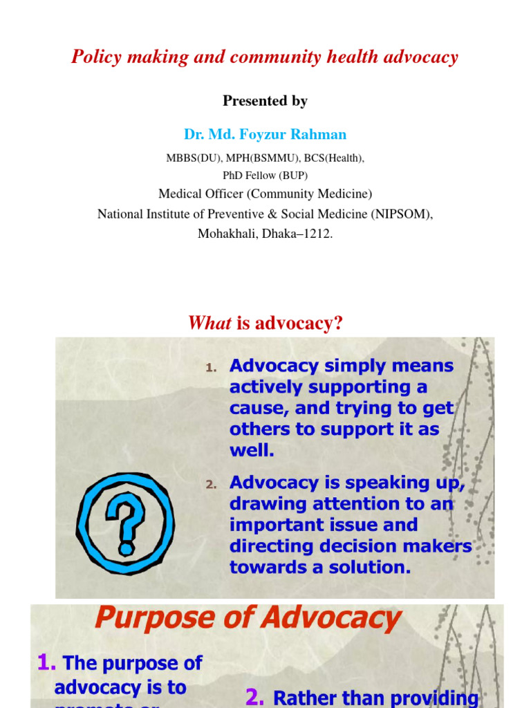 NIPSOM - 5 - Policy Making (Autosaved) | PDF | Public Health | Health ...