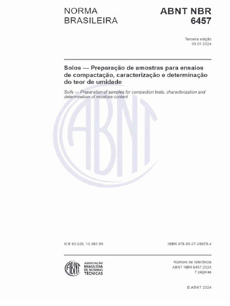Abnt NBR 6457 | PDF
