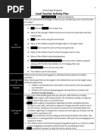 Activity Plan For Step Up To Quality: Monday Tuesday Wednesday Thursday ...