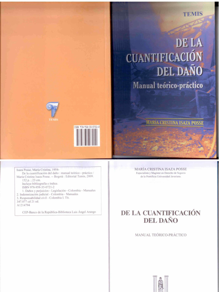De La Cuantificación Del Daño - María Cristina Isaza | PDF