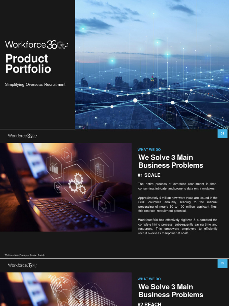 WF360 Employers Product Portfolio | PDF | Recruitment | Employment