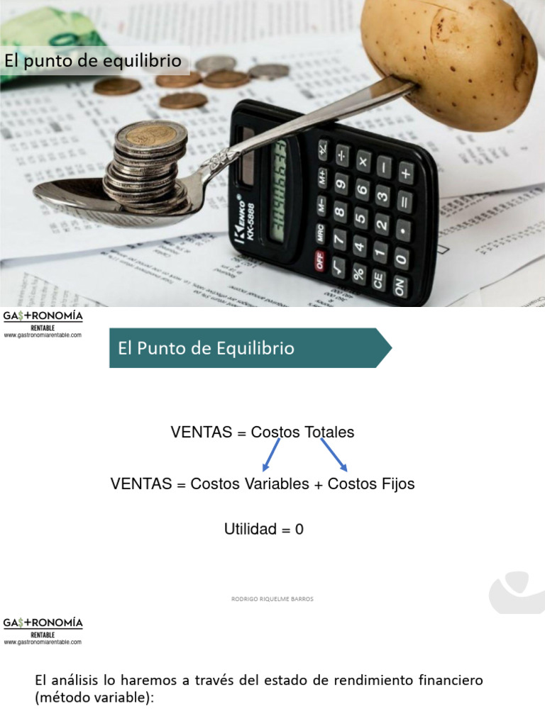 Punto de Equilibrio | PDF | Ciencias económicas | Economias