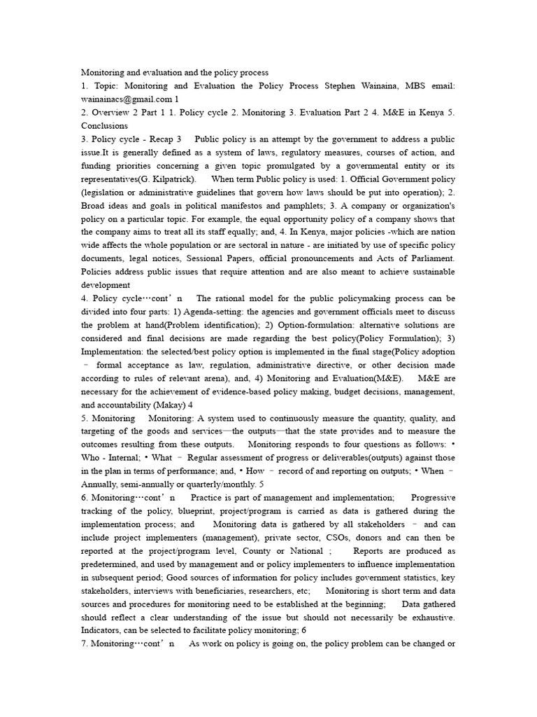 abera amenu | Download Free PDF | Policy | Evaluation