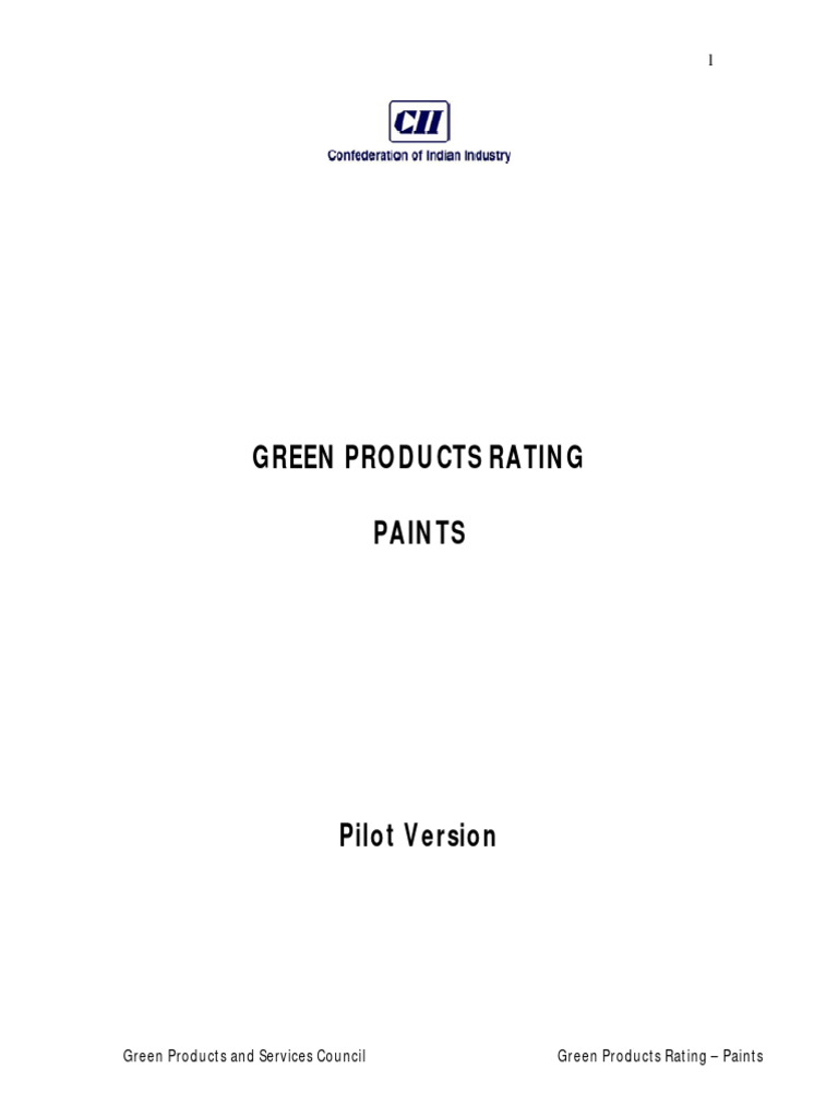 10 GreenPro-Certification-Paints | PDF | Waste Management | Waste