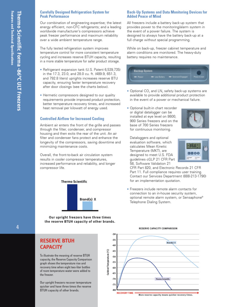 Thermo Scientific Forma - 86°C Freezers Catalog 2007 4 | PDF ...