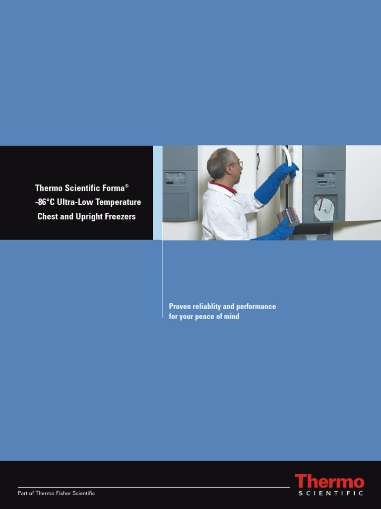 Thermo Scientific Forma - 86°C Freezers Catalog 2007 1 | PDF | Wellness