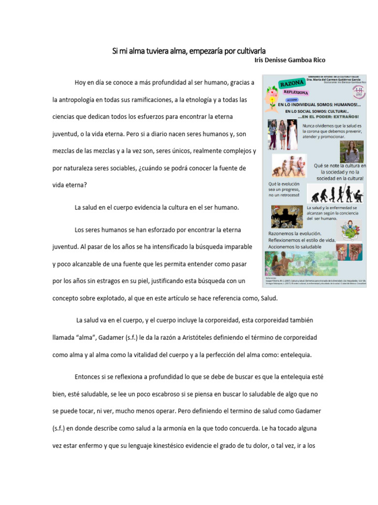 S4 - Act4 - Gamboa - Rico - Iris Denisse | PDF | Alma | Sociedad