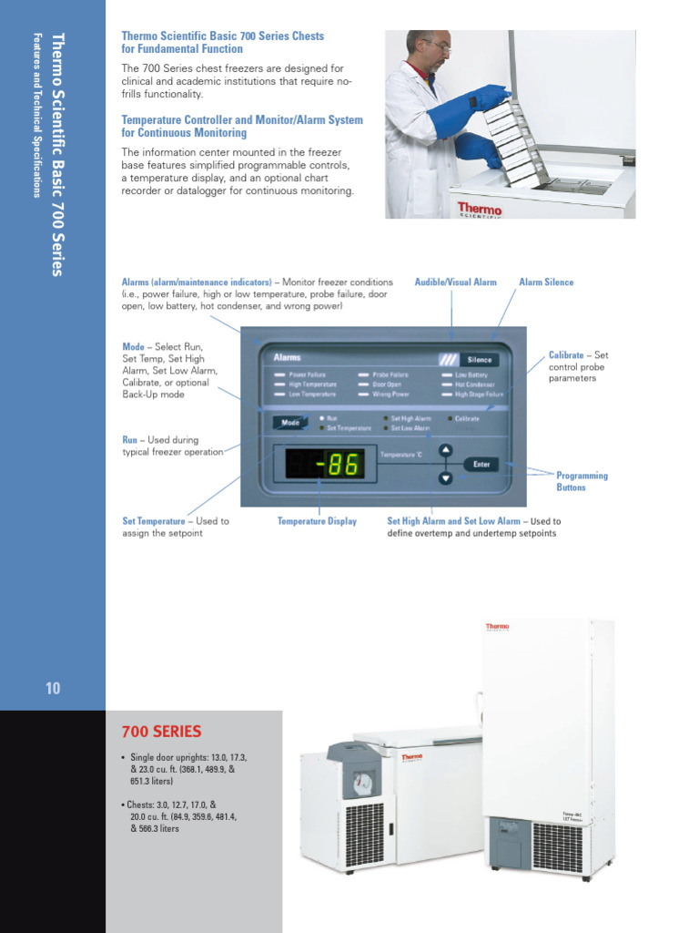 Thermo Scientific Forma - 86°C Freezers Catalog 2007 10 | PDF ...