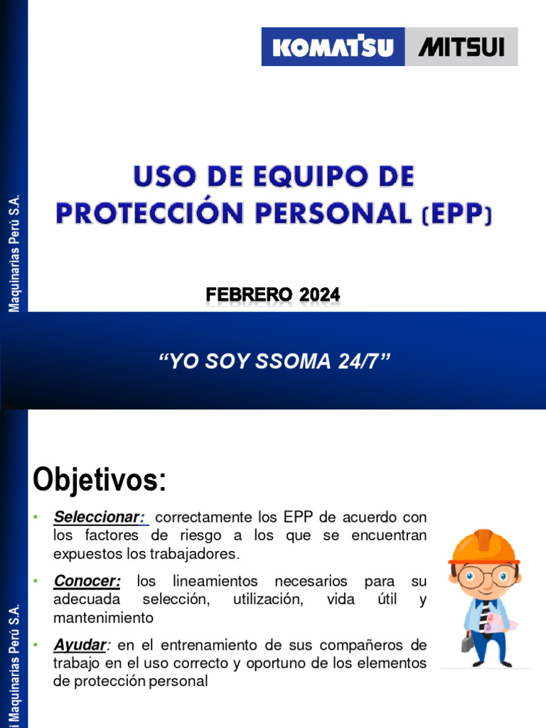 Uso de Equipo de Protección Personal (Epp) 2024 | Descargar gratis PDF | Guante