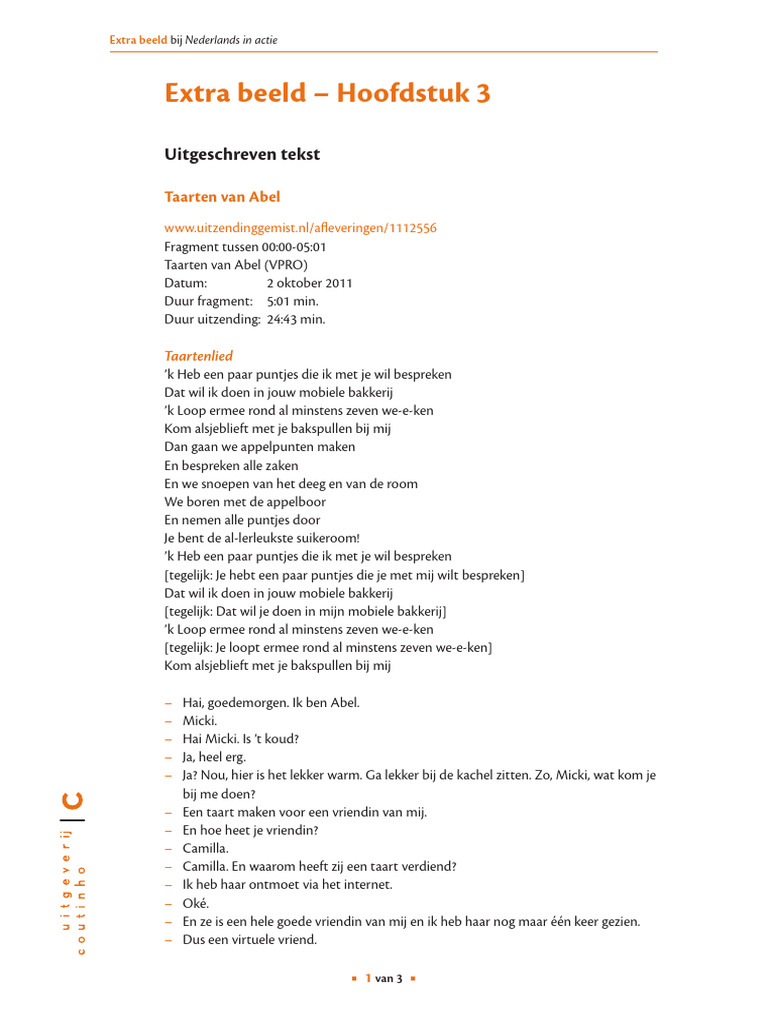 EBH3-Taarten Van Abel | PDF