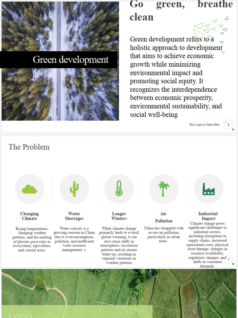 China's Leadership in Green Development | PDF | Green Growth | Climate Change
