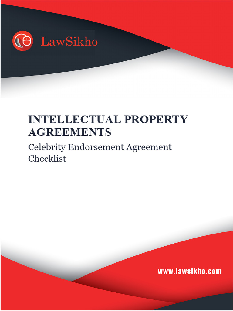Celebrity Endorsement Agreement Guide | PDF | Trademark | Breach Of ...