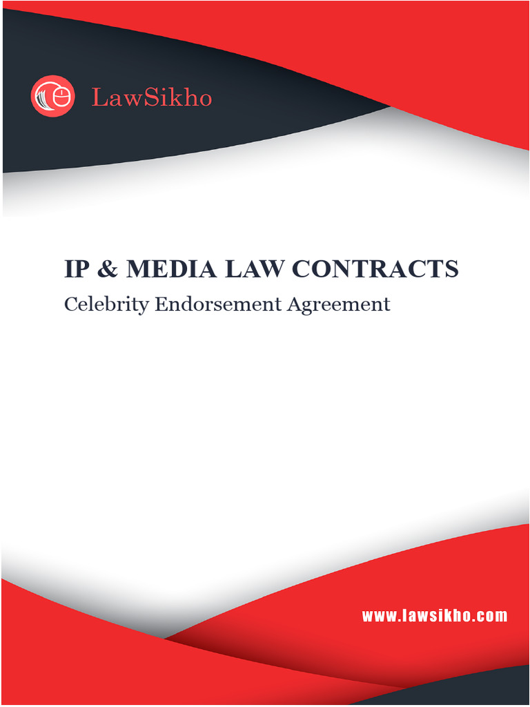 Celebrity Endorsement Agreement Guide | PDF | Indemnity | Intellectual ...