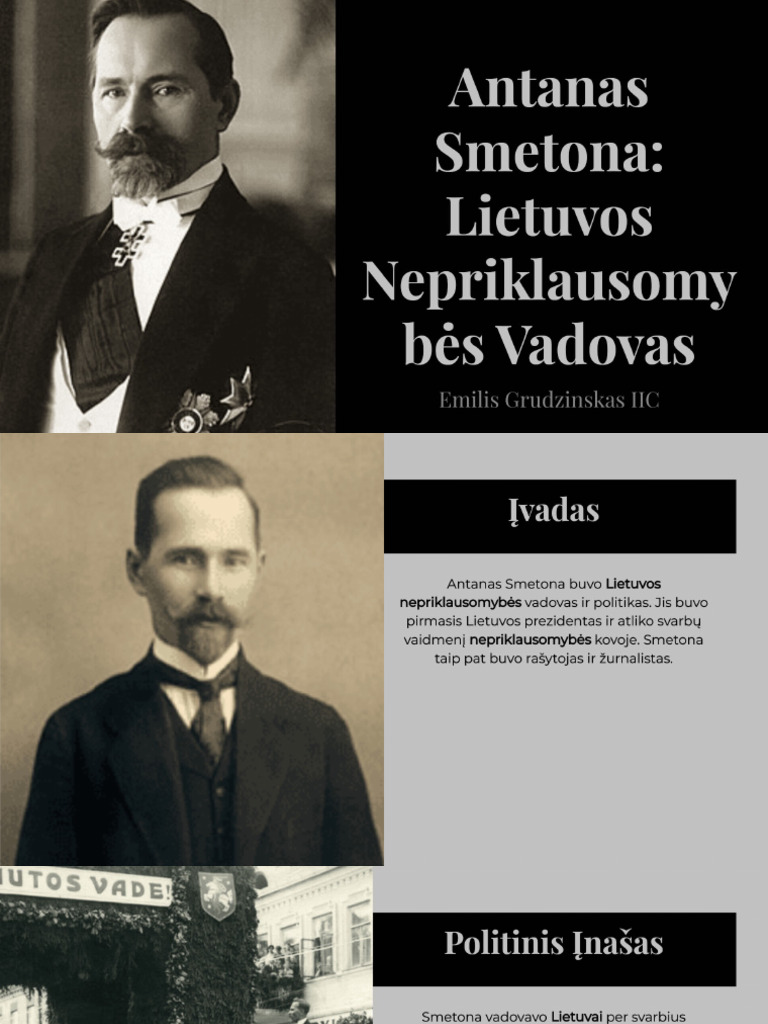 Antanas Smetona | PDF