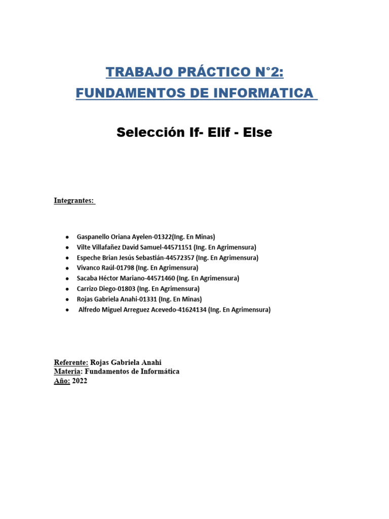 TRABAJO PRÁCTICO N 2 python | PDF | Celsius | Fahrenheit