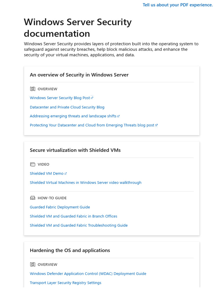 Windows Server Security Download Free Pdf Security Computer Security