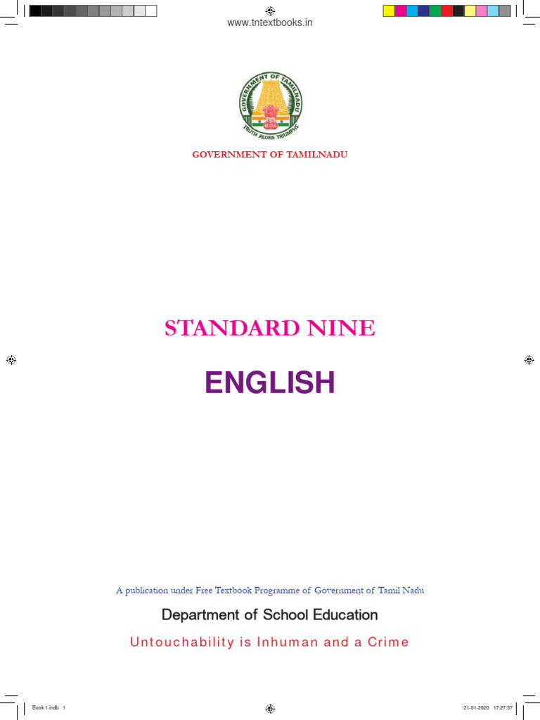 9th Grade English Textbook Overview | PDF