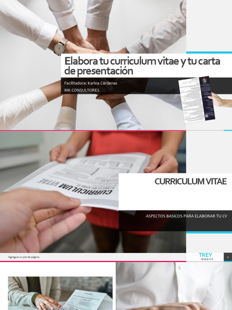Elabora Tu Curriculum Vitae Final | PDF