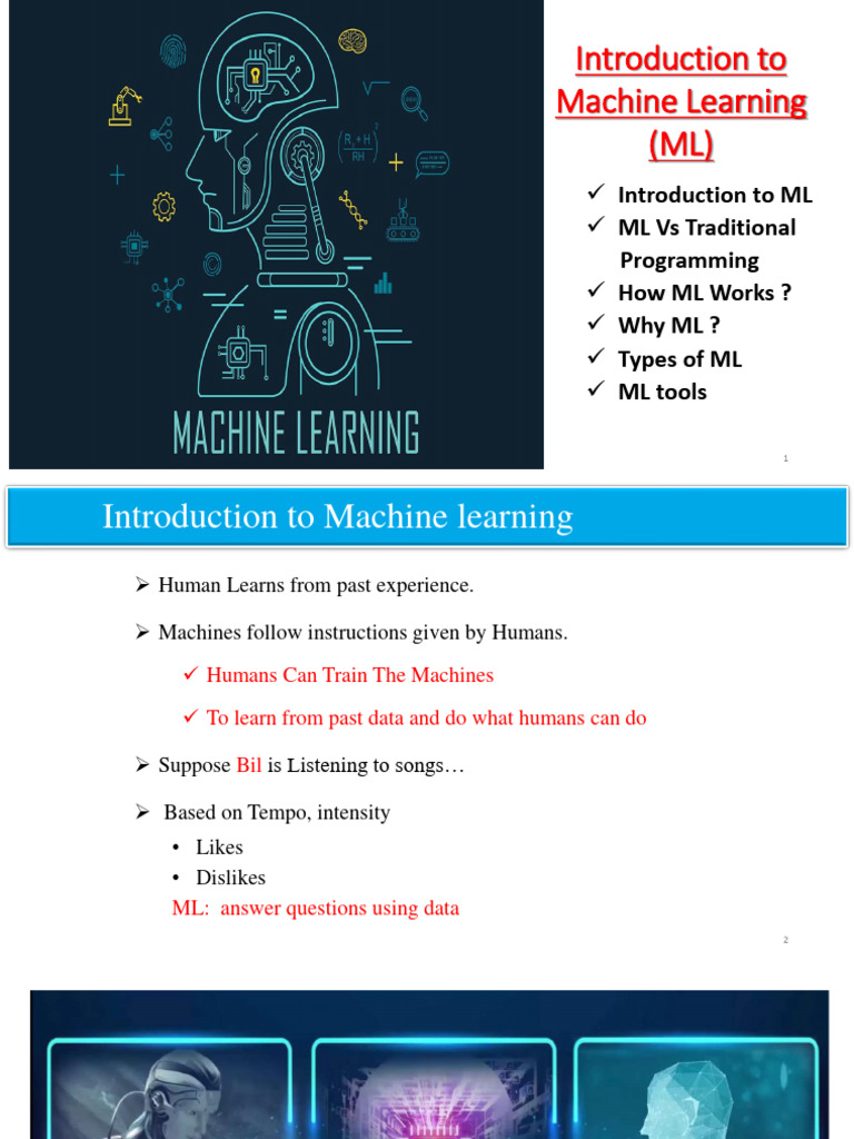 Lecture - 1 | PDF | Machine Learning | Deep Learning