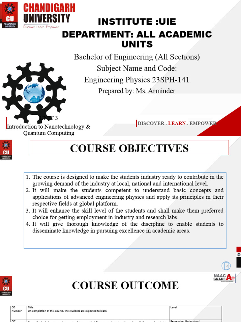 Nanotechnology and Quantum Computing Overview | PDF | Nanomaterials ...