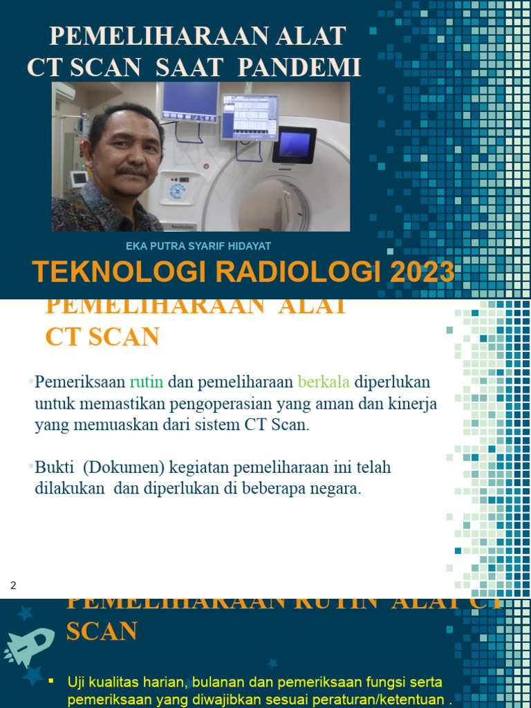 Webinar CT Scan-Maintenance | PDF