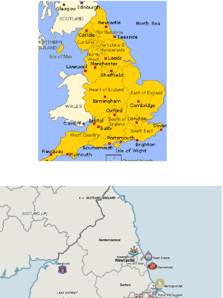Mapas Fut Inglaterra | PDF