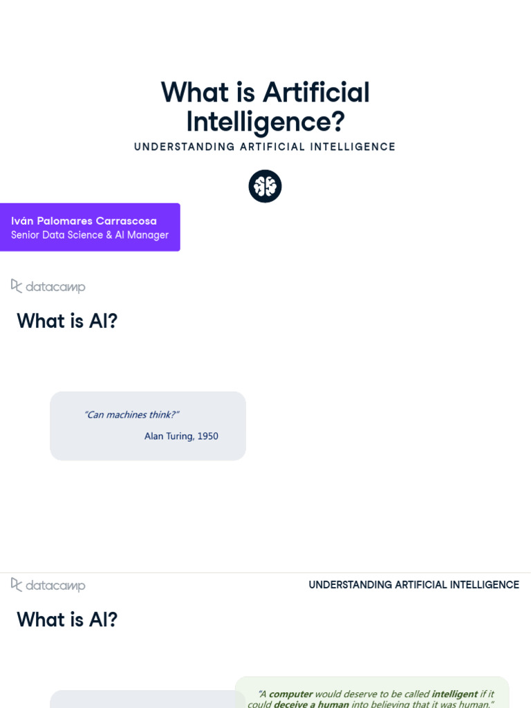 AI Fundamentals | PDF | Artificial Intelligence | Intelligence (AI ...