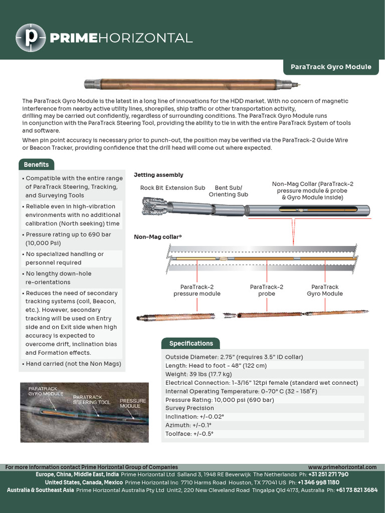 Paratrack_Gyro_Module | PDF | Gyroscope | Manufactured Goods