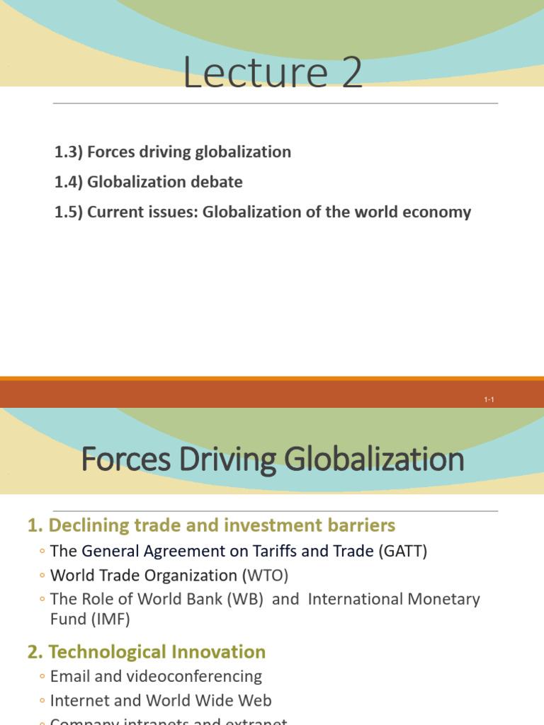 Forces and Debates of Globalization | PDF | Globalization | World Trade ...