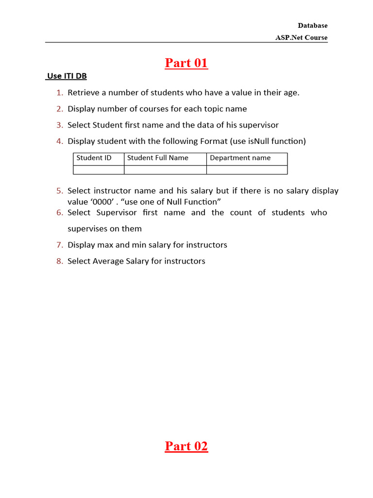 Assignment 05 | PDF | Databases | Computer Programming Assignment 05 | PDF | Databases | Computer Programming