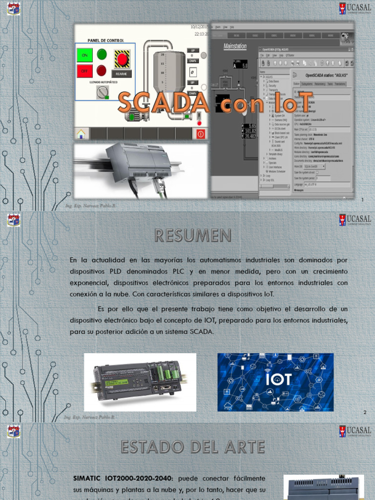Iot Scada | Descargar gratis PDF | Internet de las Cosas | Scada