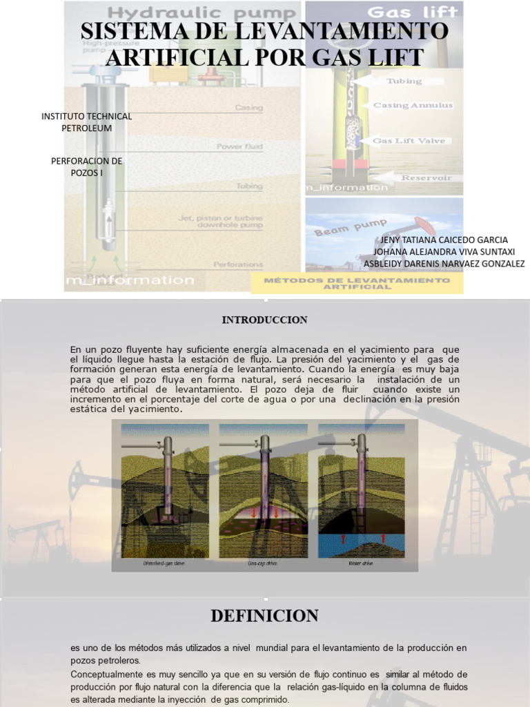 Sistema de Levantamiento Artificial Por Gas Lift | PDF | Gases | Ingeniería mecánica