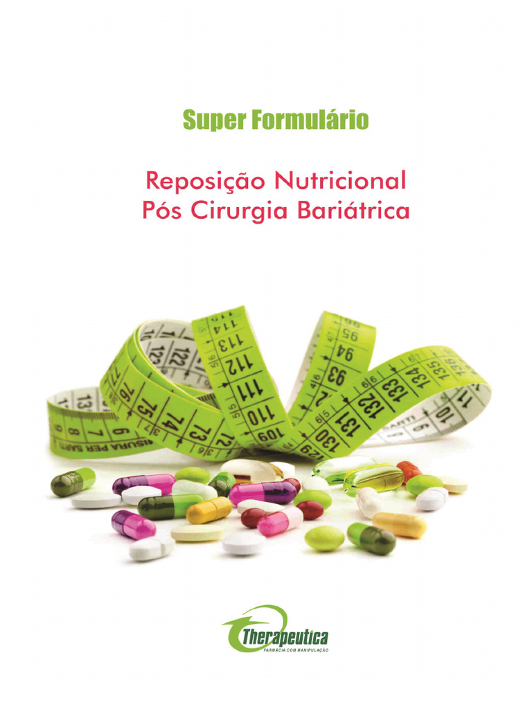 Super Formulário Pós Cirurgia Bariátrica | PDF | Obesidade | Cirurgia bariátrica