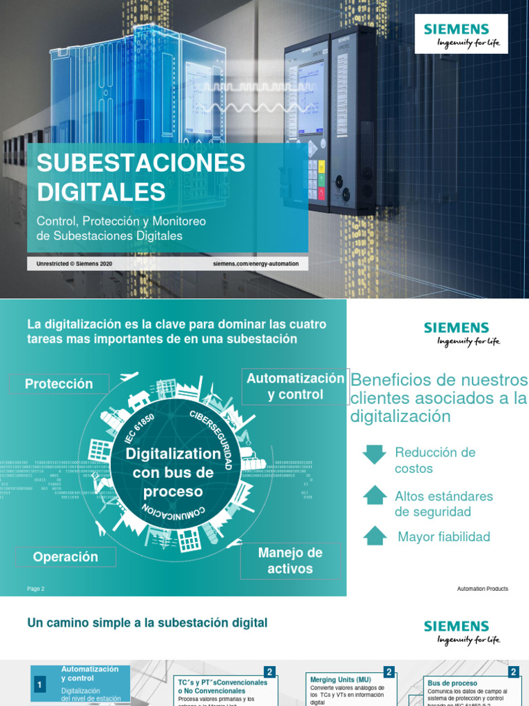Process Bus Speech Chile | PDF | Conversor analógico a digital ...