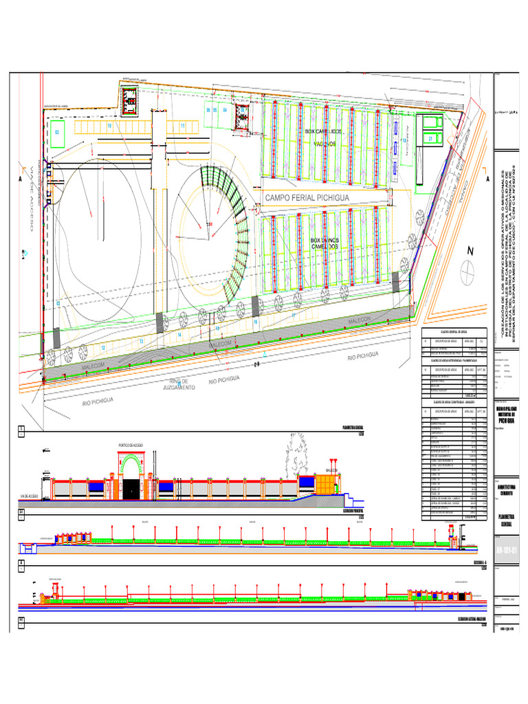 Planimetría Campo Ferial Pichigua | PDF