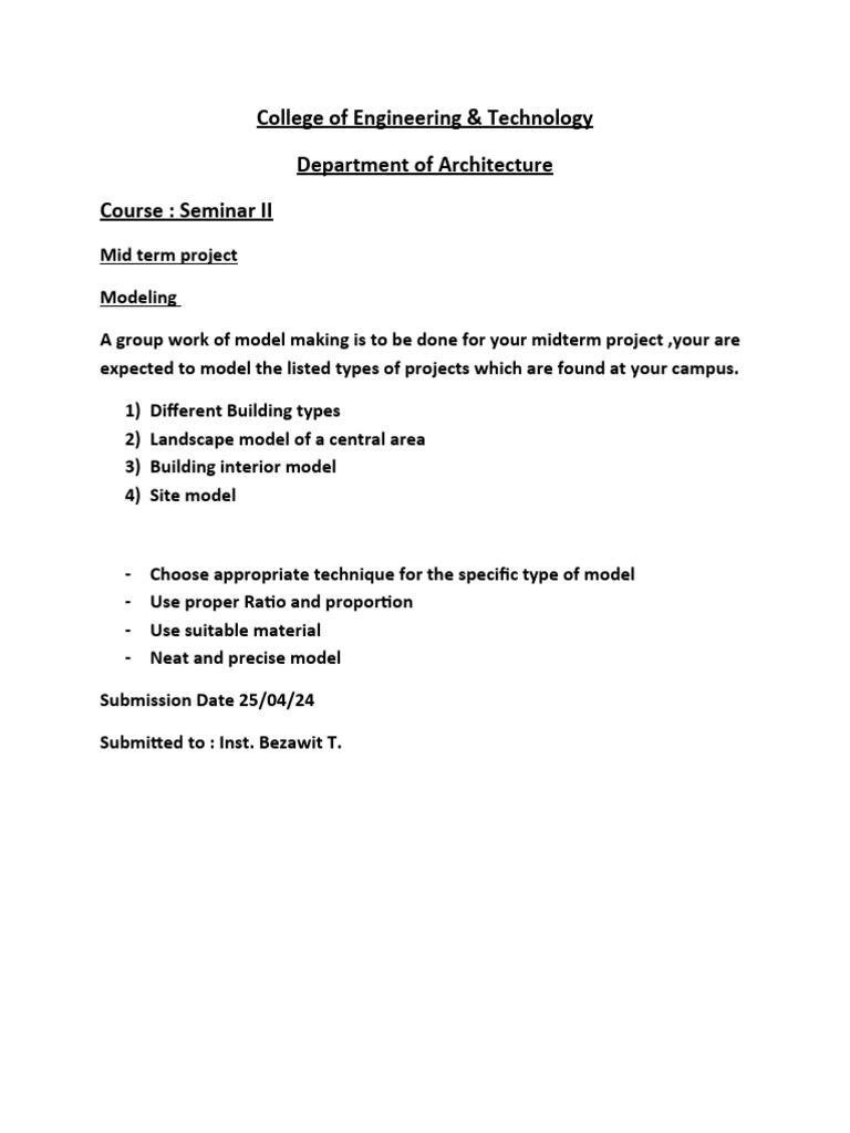 Mid Term Project | PDF