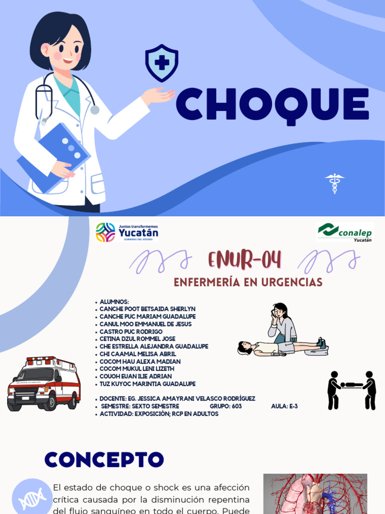 CHOQUE | PDF | Corazón | Septicemia