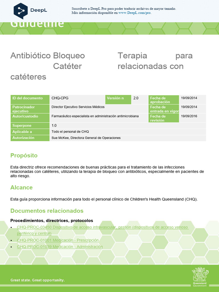 Antibiotic Lock Therapy For Catheter Related Blood Stream Infections ...