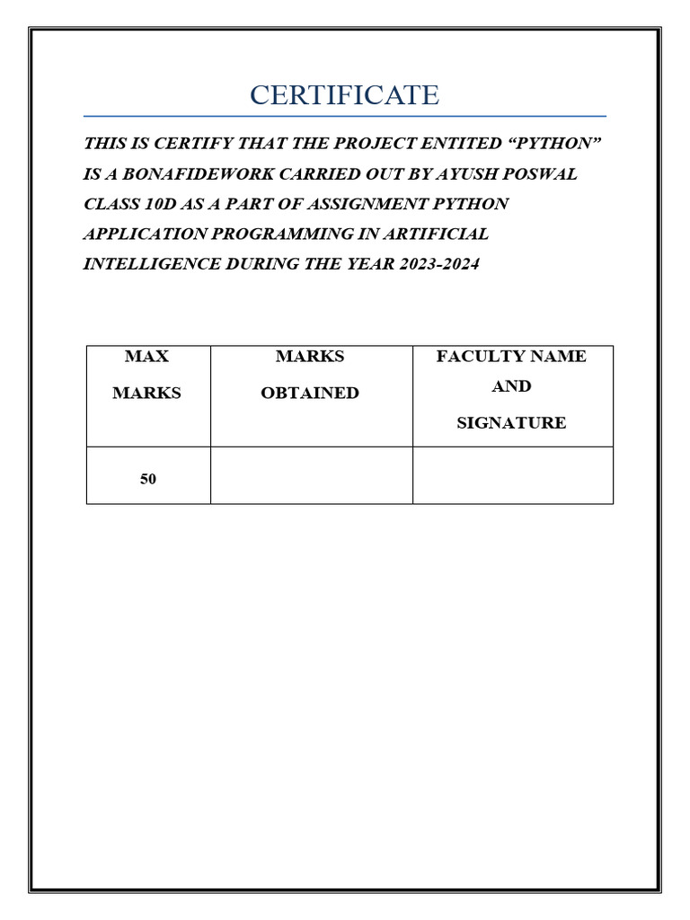 Project File Pdf Python Programming Language Computer Programming 3732