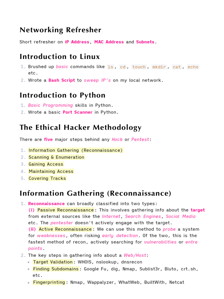 TCM Security: Practical Ethical Hacking | PDF | Active Directory | Ip Address