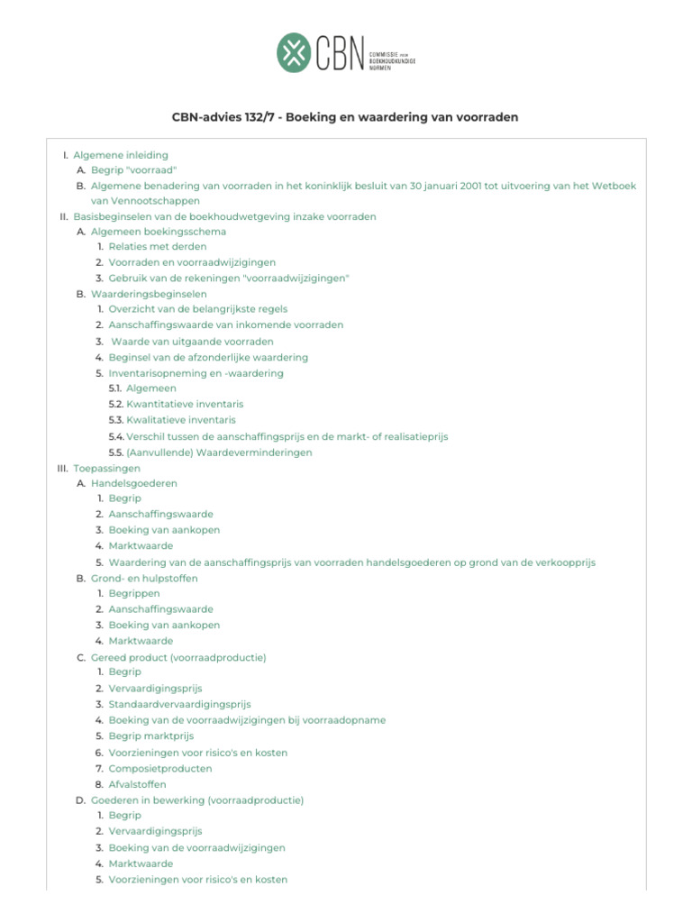Boeking en Waardering Van Voorraden | PDF