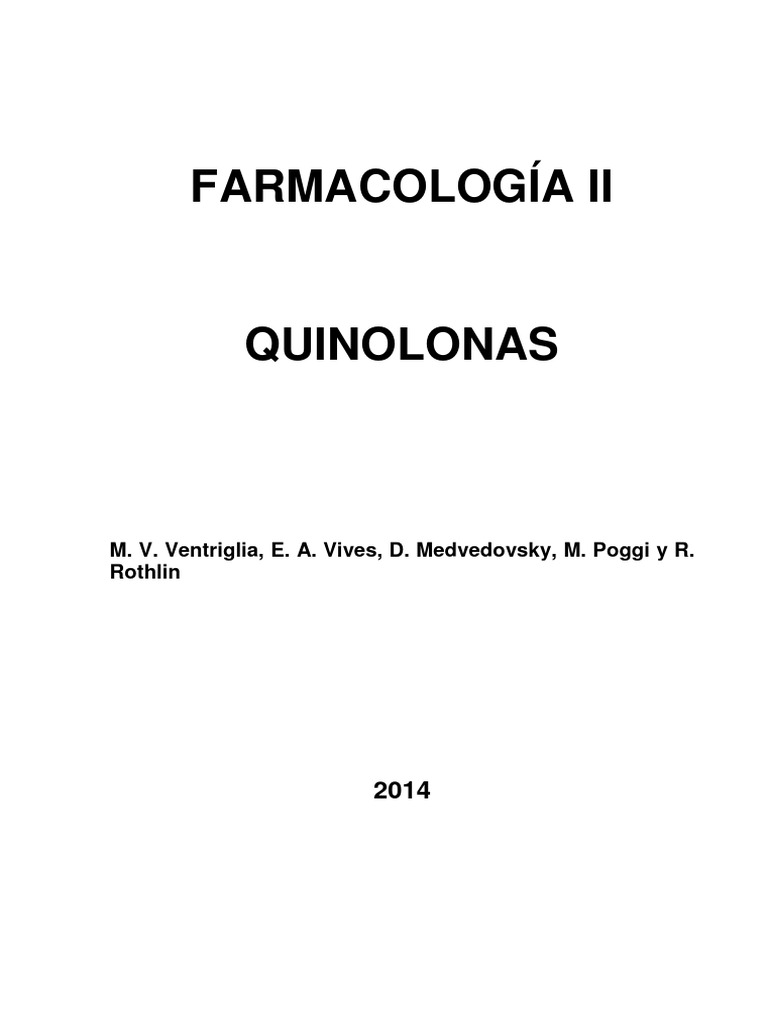 TP 5 - Quinolonas Resumen | PDF | Plásmido | Adn